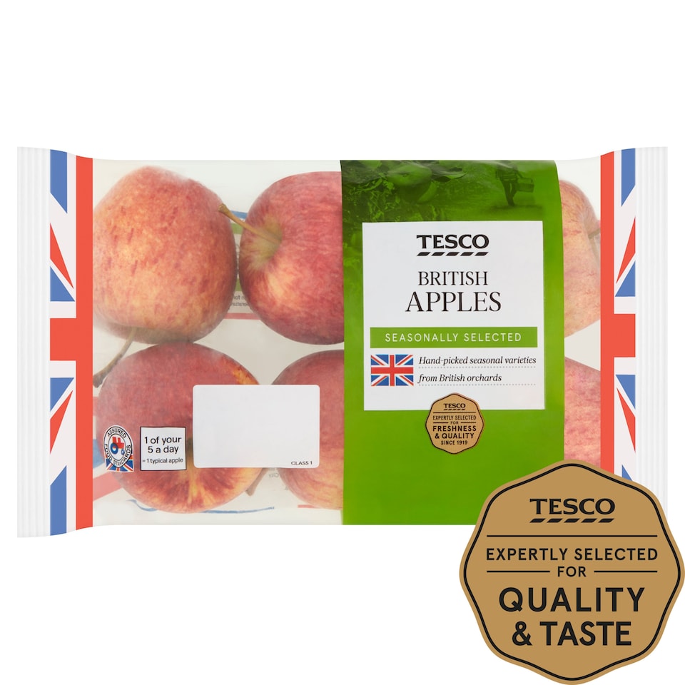 Tesco British Apples Minimum 5 Pack - Tesco Groceries