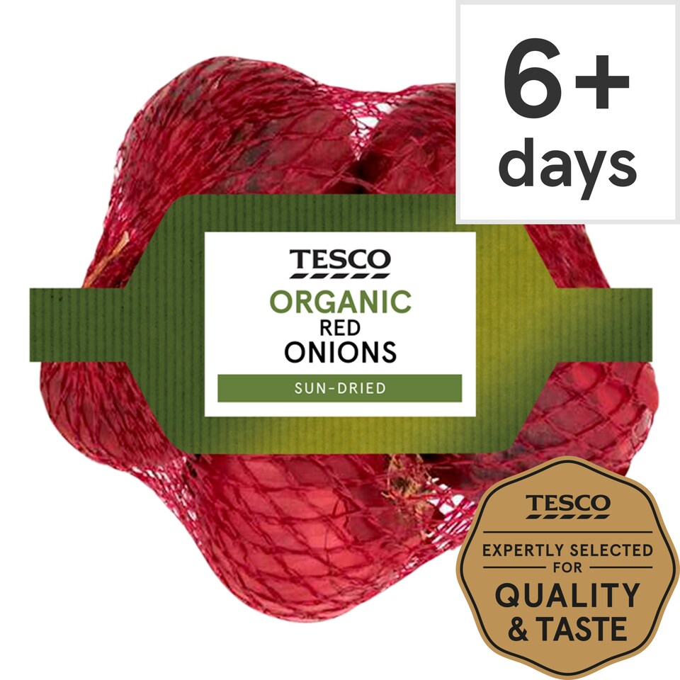 Tesco Organic Red Onions - Tesco Groceries