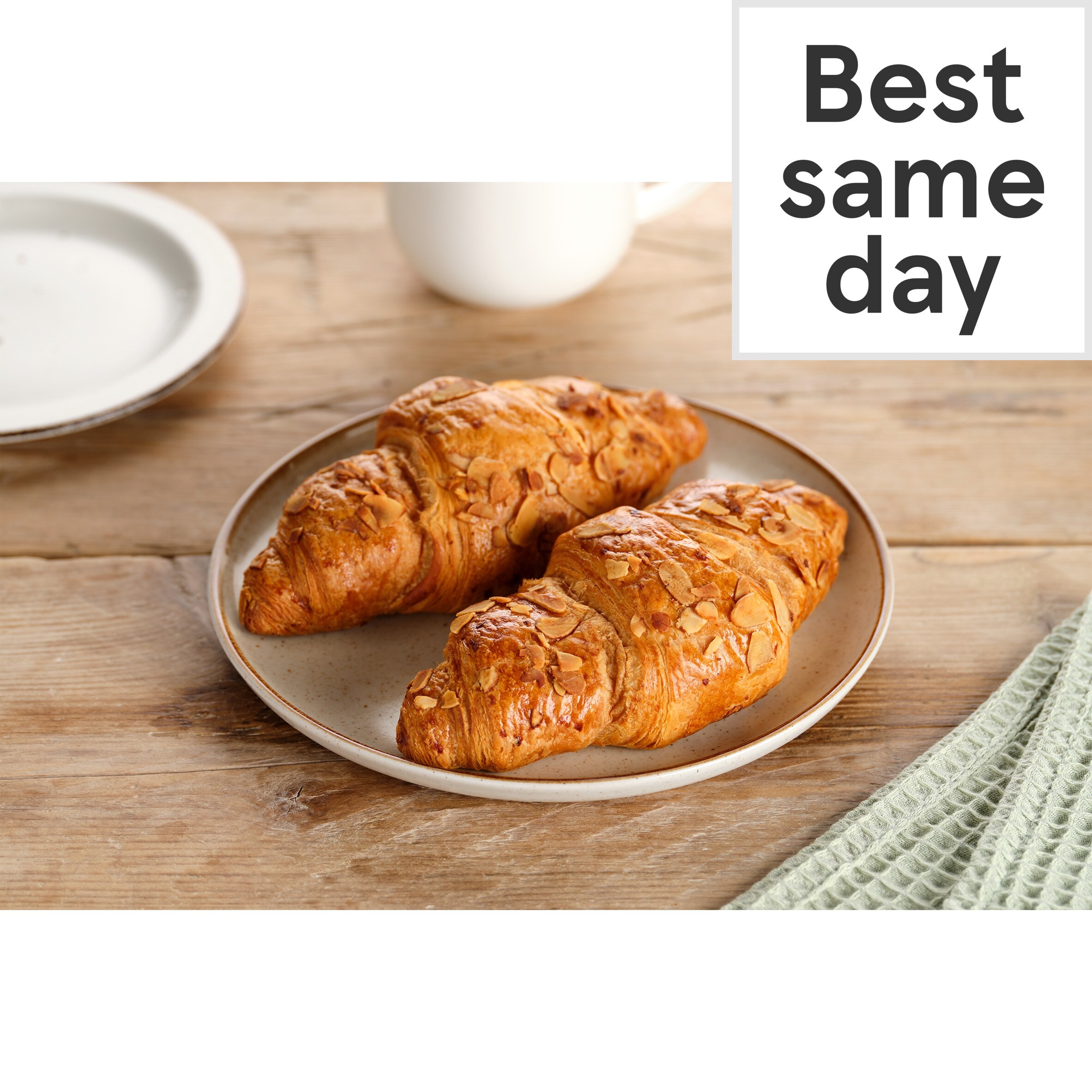 Tesco All Butter Almond Croissant 2 Pack - Tesco Groceries