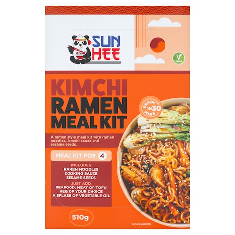 Sun Hee Korean Kimichi Ramen Meal Kit For 4 People 510g - Tesco Groceries