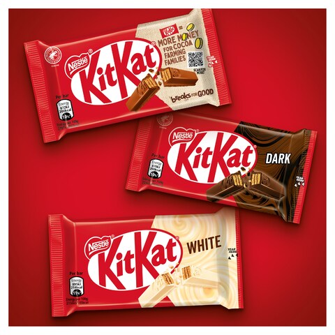 Kit Kat 4 Finger White Chocolate Wafer Bar 41.5g - Tesco Groceries