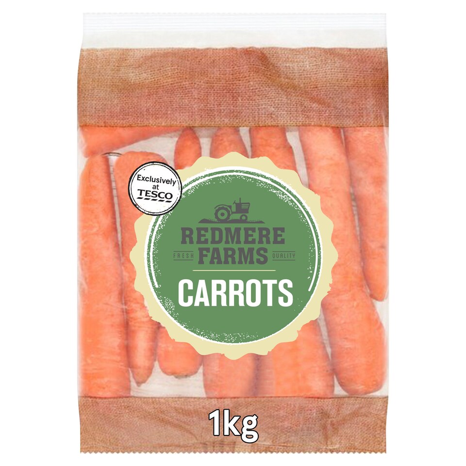 Redmere Farms Carrots 1Kg - Tesco Groceries