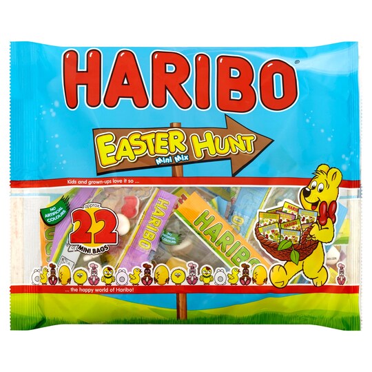Haribo Easter Hunt Sweets Multipack 22x18g - Tesco Groceries