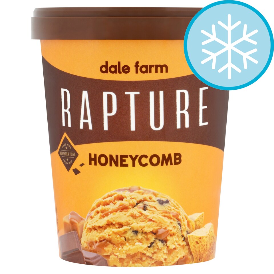 Dale Farm Rapture Honeycomb Ice Cream 460Ml - Tesco Groceries