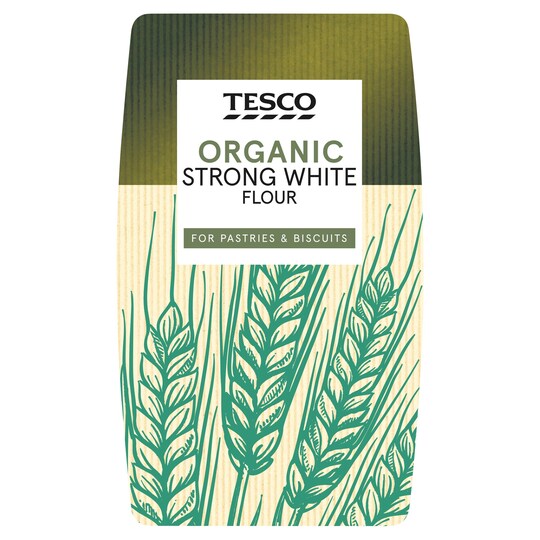 Tesco Organic Strong White Flour 1Kg - Tesco Groceries