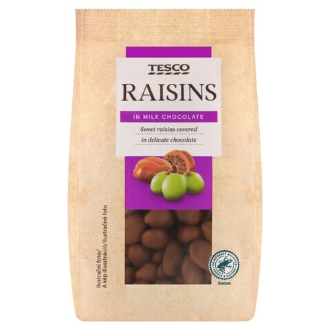 Tesco Raisins in Milk Chocolate 120g - Tesco Groceries