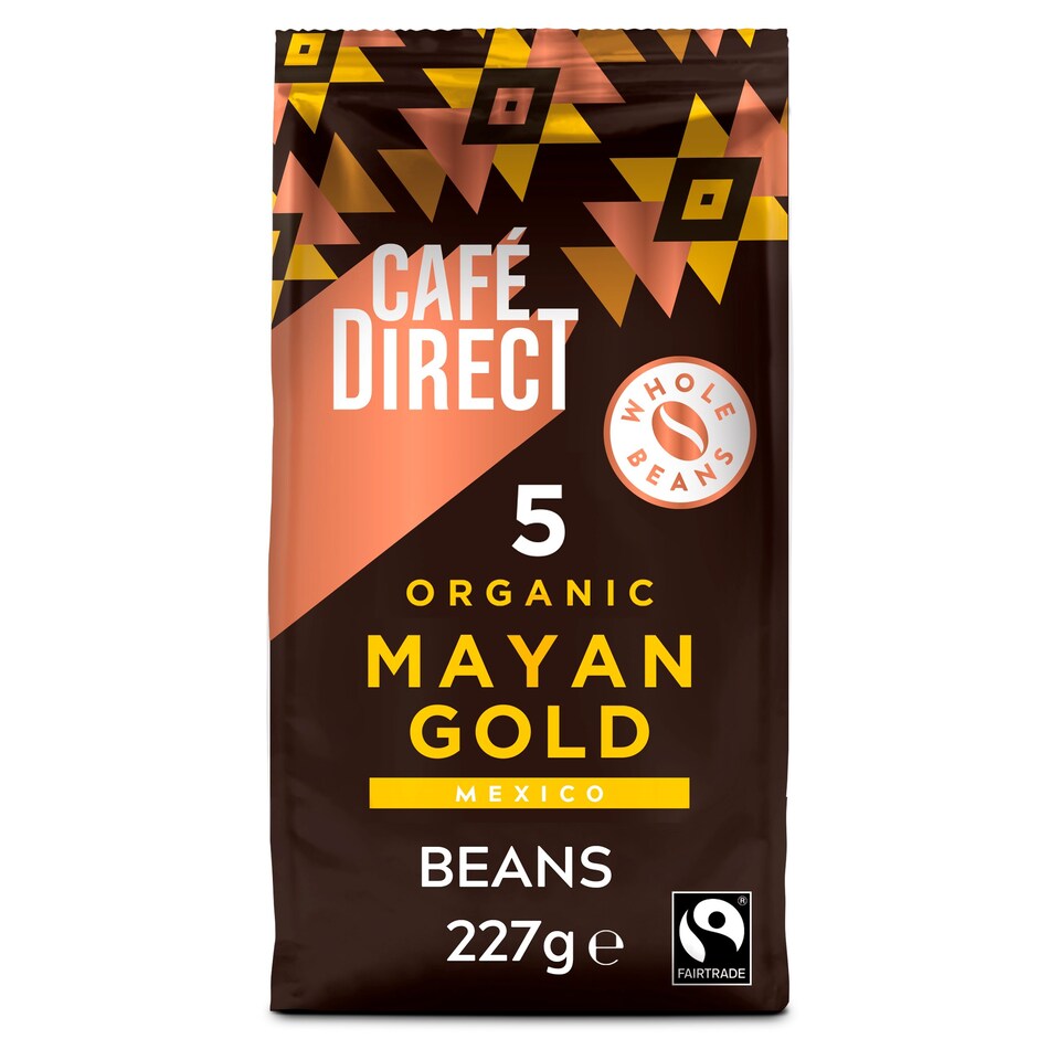 Cafedirect Fairtrade Mayan Gold Whole Beans 227G Tesco Groceries cafedirect-fairtrade-mayan-gold-whole-beans-227g-tesco-groceries