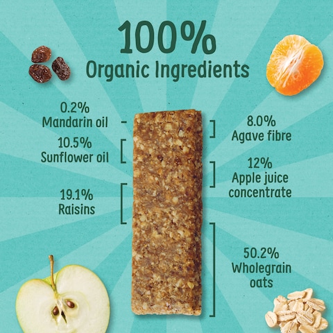 Organix Kids Oaty Bars - Mandarin & Apple 6 x 23g - Tesco Groceries