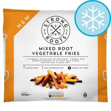 Strong Roots Root Vegetable Fries 500G - Tesco Groceries