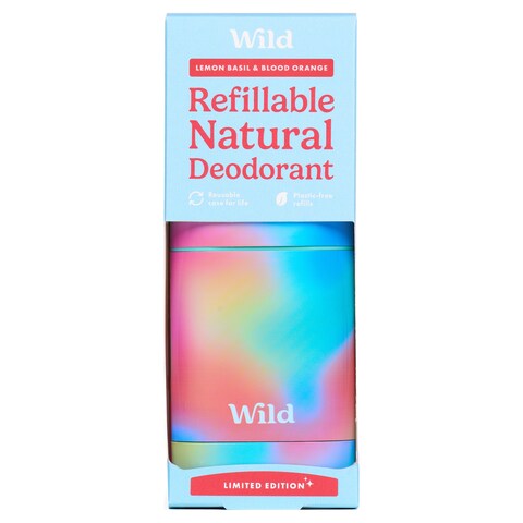 Wild Lemon Basil & Blood Orange Natural Refillable Deodorant Starter ...
