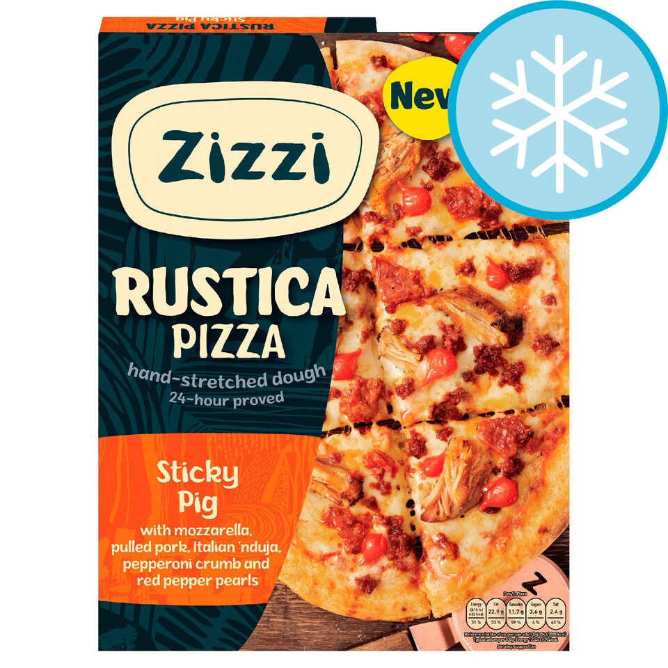 Zizzi Rustica Sticky Pig Pizza 443g - Tesco Groceries