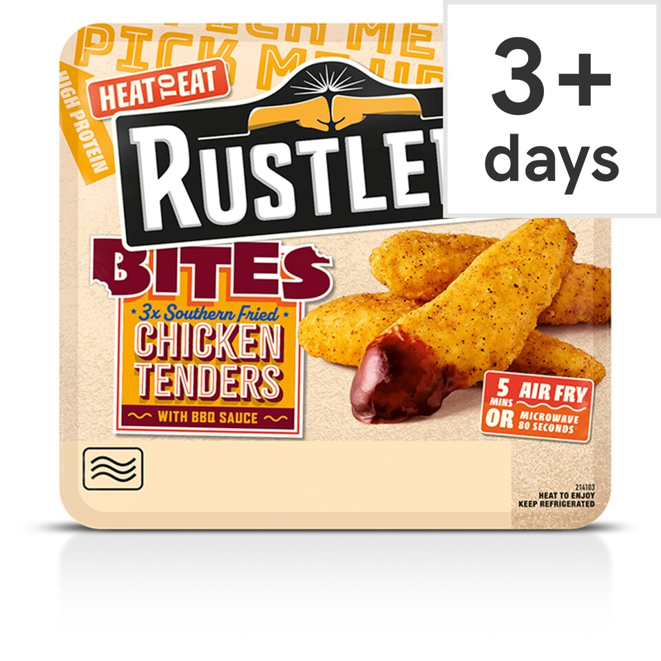 Rustlers Bites 3 Southern Fried Chicken Tenders 94g - Tesco Groceries