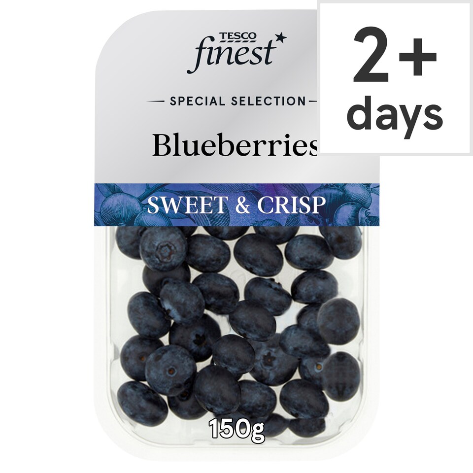 Tesco Finest Blueberries 150G - Tesco Groceries