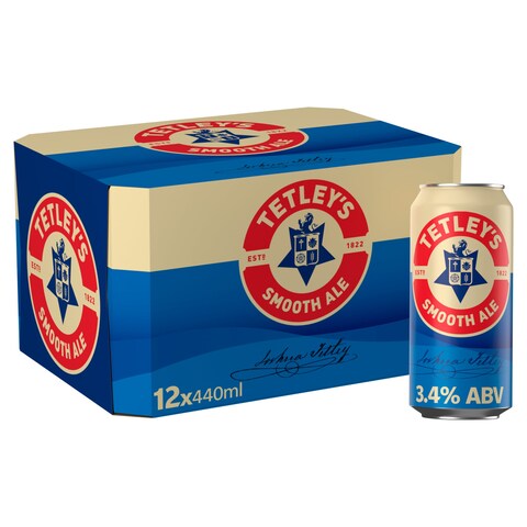 Tetley's Smooth Ale 12 X 440Ml - Tesco Groceries