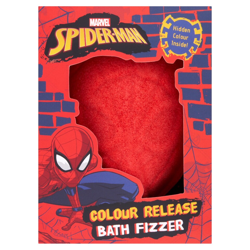 Spiderman colour release bath fizzer 150g - Tesco Groceries