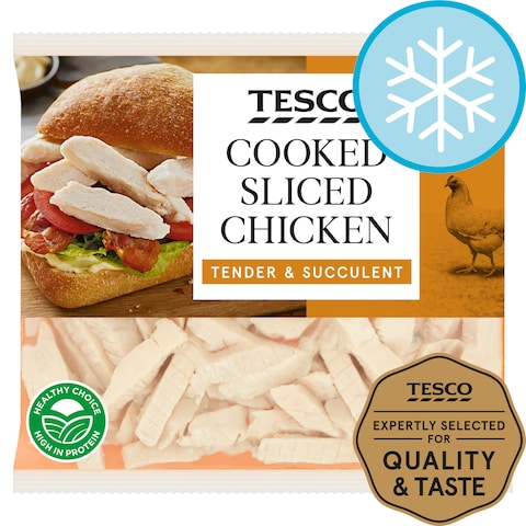 Tesco Cooked Sliced Chicken 340G - Tesco Groceries