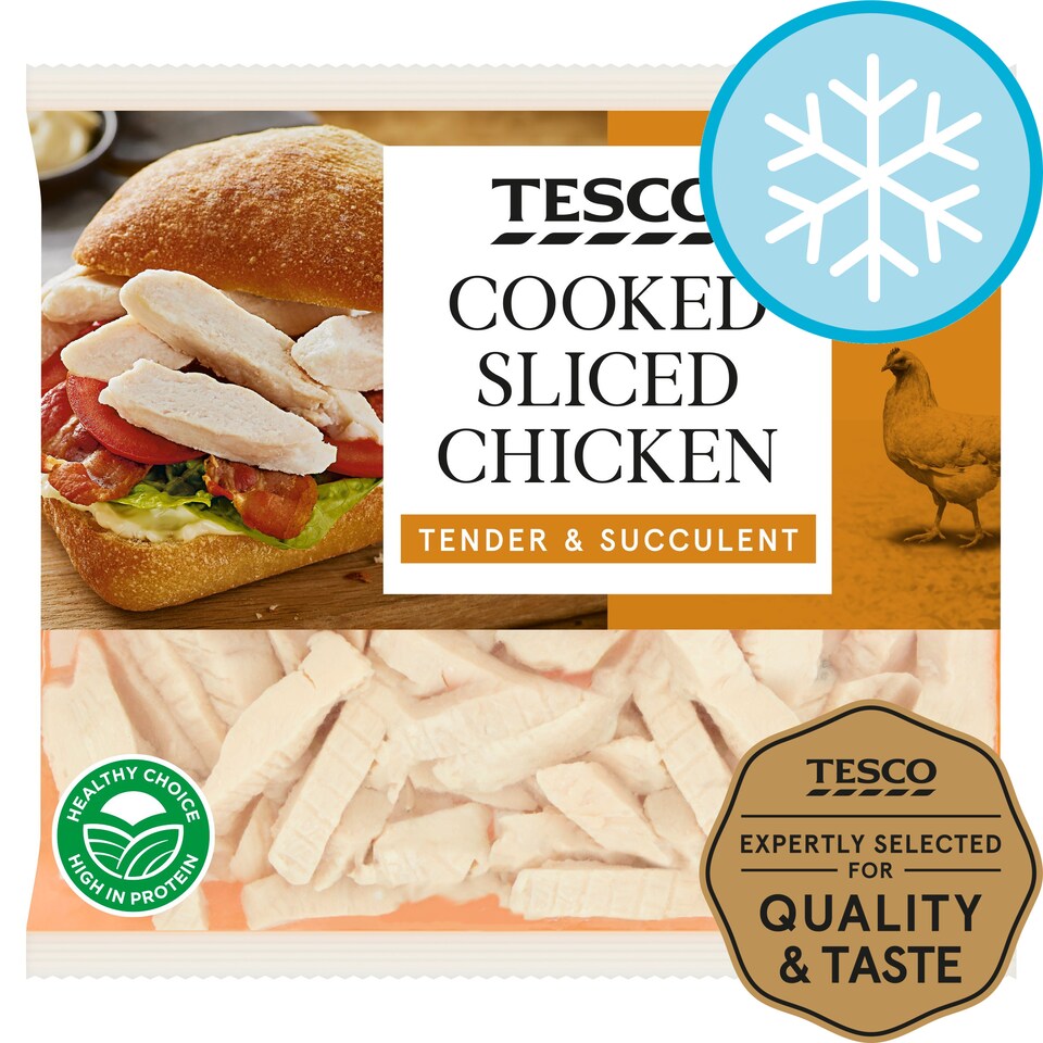 Tesco Cooked Sliced Chicken 340G - Tesco Groceries