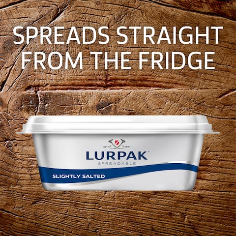 Lurpak Slightly Salted Spreadable Blend of Butter and Rapeseed Oil 250g ...