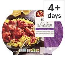 Tesco Lamb Rogan Josh With Pilau Rice 400G - Tesco Groceries