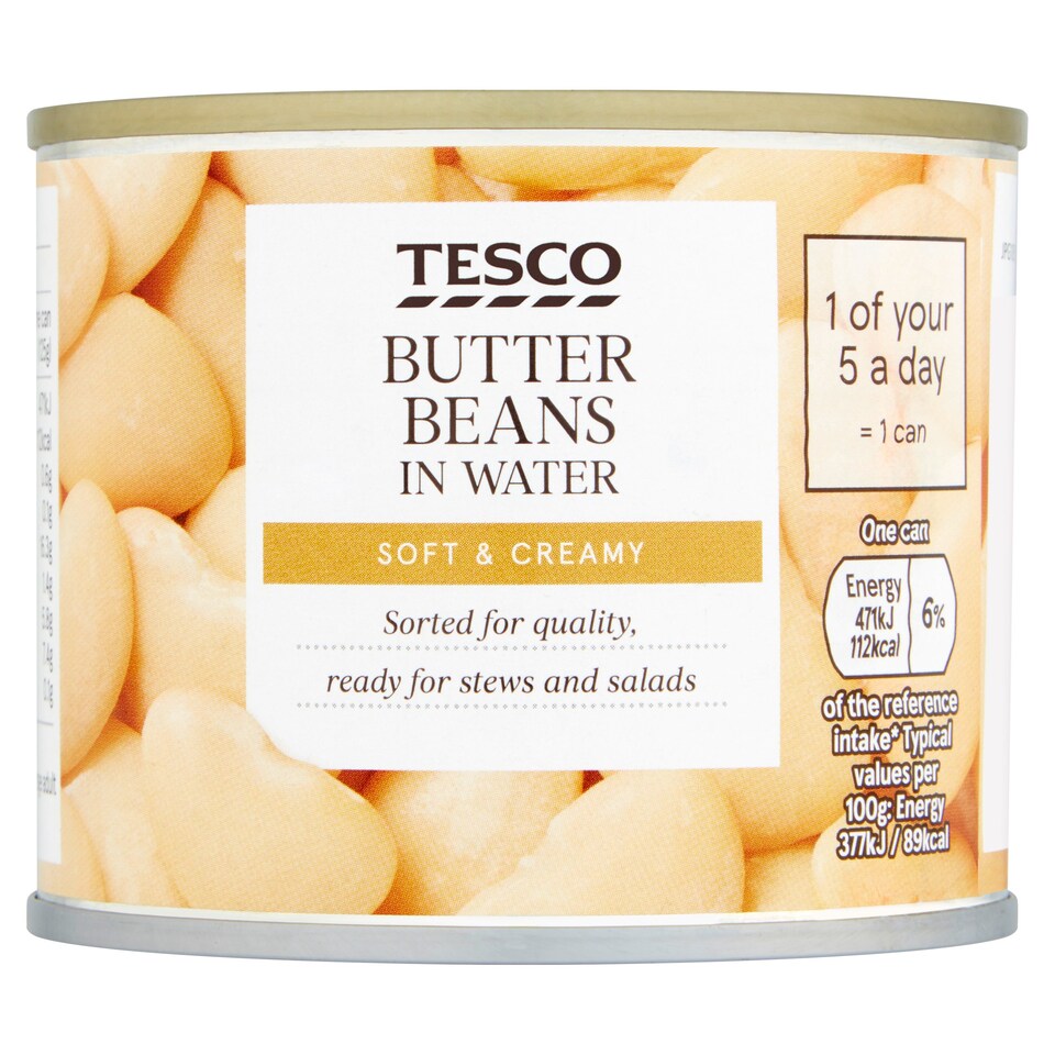 Tesco Butter Beans 210G - Tesco Groceries