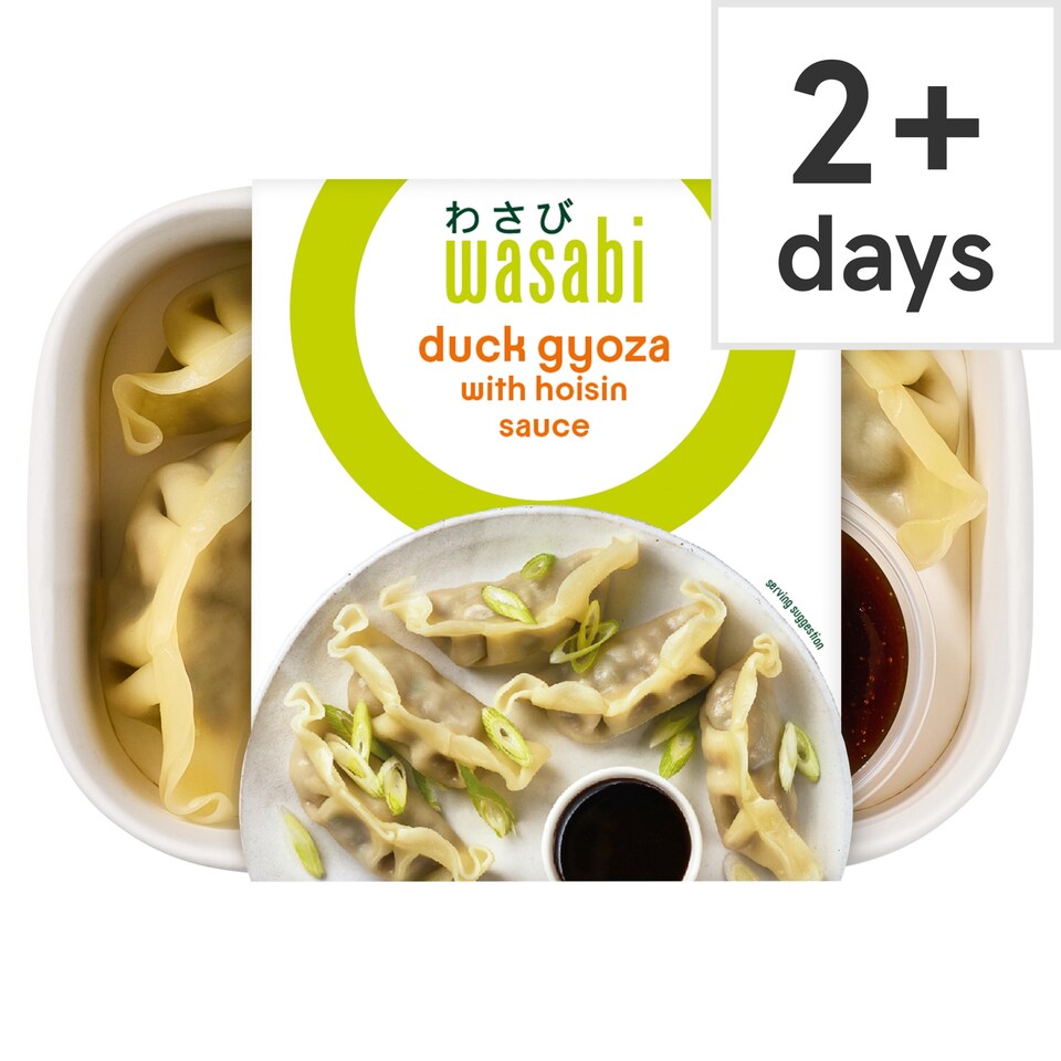 Wasabi Duck Gyoza with Hoisin Sauce 130G - Tesco Groceries