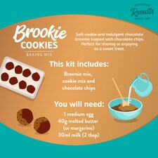 Dr Oetker Brookie Cookies Baking Mix 390G - Tesco Groceries