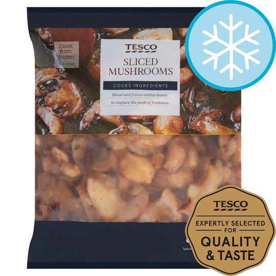 Tesco Sliced Mushrooms 500G - Tesco Groceries