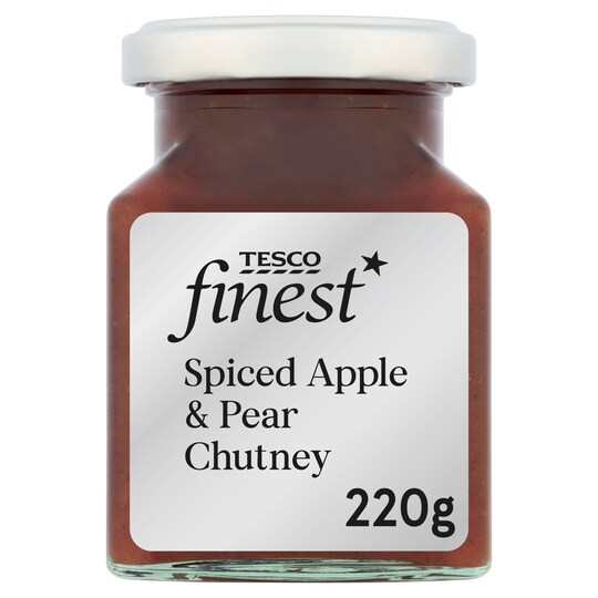 Tesco Finest Spiced Apple & Pear Chutney 220G - Tesco Groceries