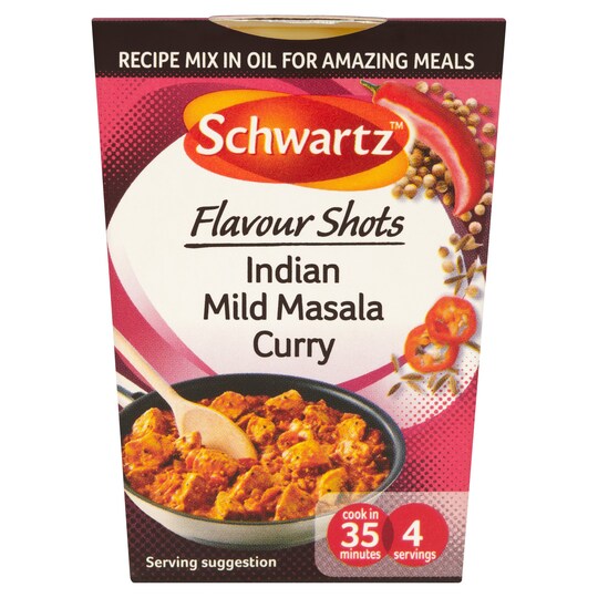 Schwartz Flavour Shot Masala Curry 52G - Tesco Groceries