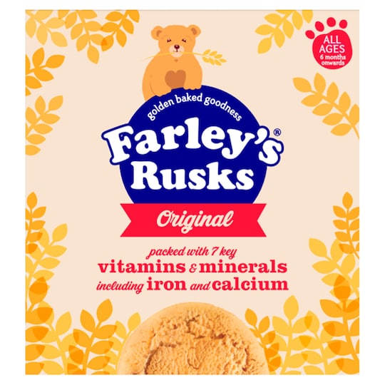 Farleys Rusks Original 6 Months Plus 150G - Tesco Groceries