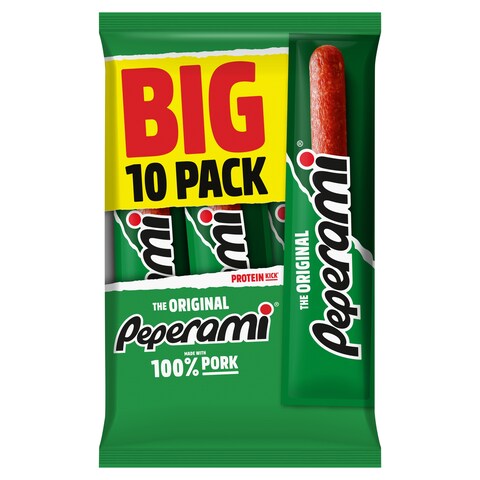 Peperami Original Salami Sticks 10x20g - Tesco Groceries