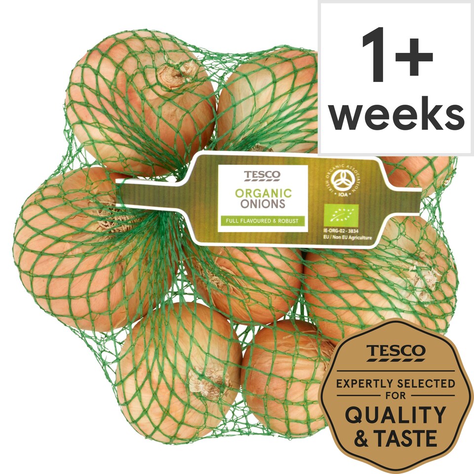 Tesco Organic Brown Onions 750G - Tesco Groceries