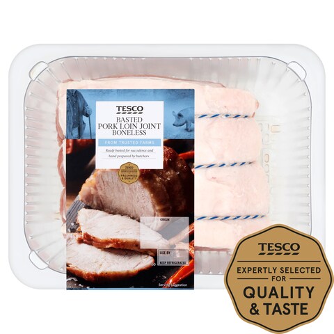 Tesco Basted Pork Loin Joint 800G - Tesco Groceries