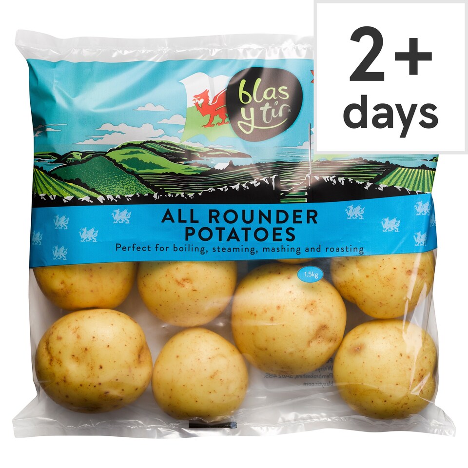 Blas y Tir All Rounder Potatoes 1.5kg - Tesco Groceries