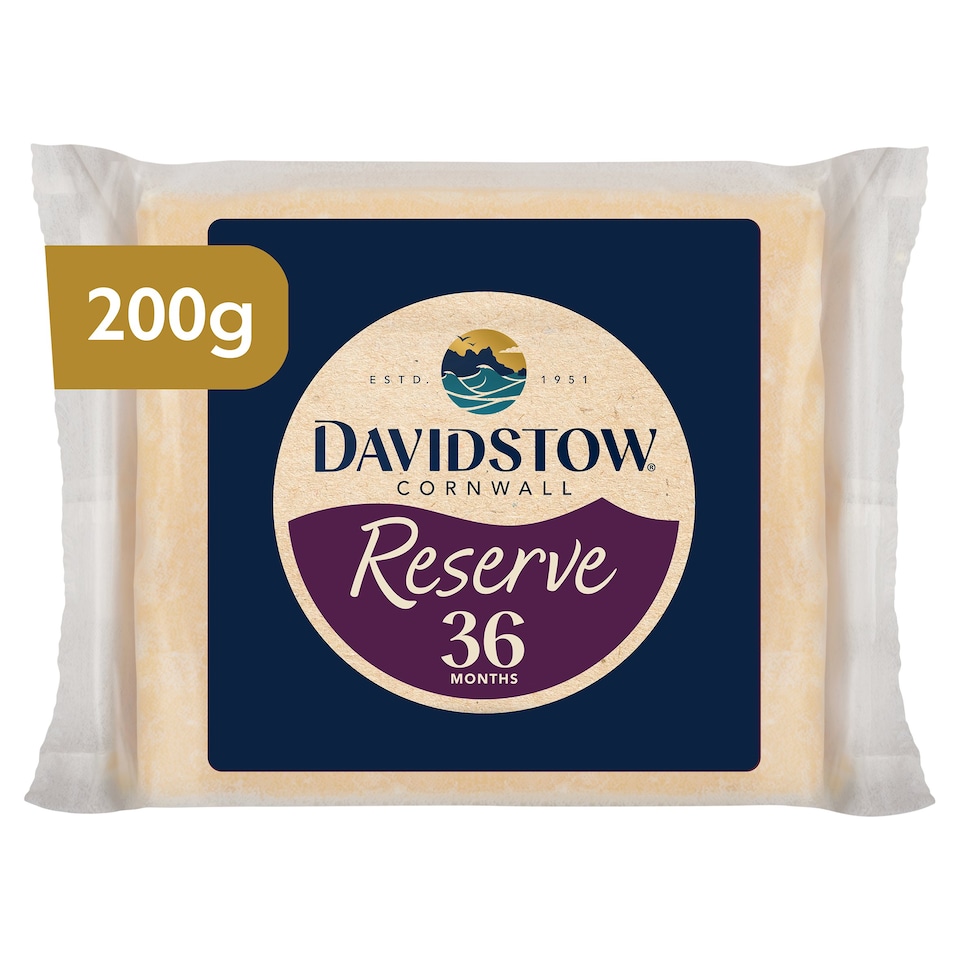 Davidstow 36 Month Reserve Vintage Cheddar Cheese 200G - Tesco Groceries