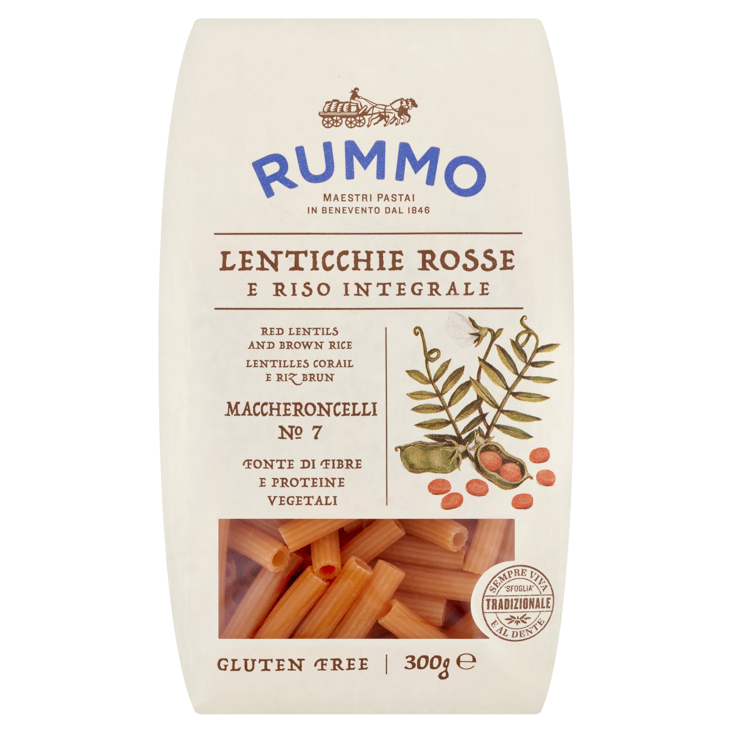 Rummo Maccheroncelli gluténmentes száraztészta vörös lencséb&l és ...