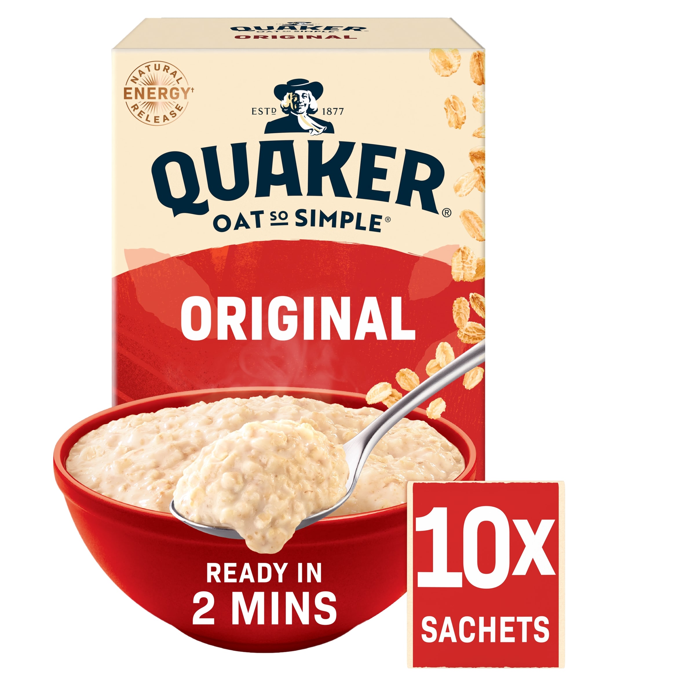 Quaker Oat So Simple Original Porridge Sachets 10x27g - Tesco Groceries