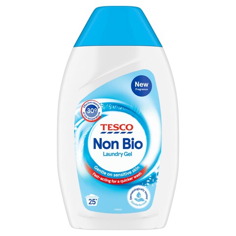 Tesco Non Bio Laundry Gel 25 Washes 750ML - Tesco Groceries
