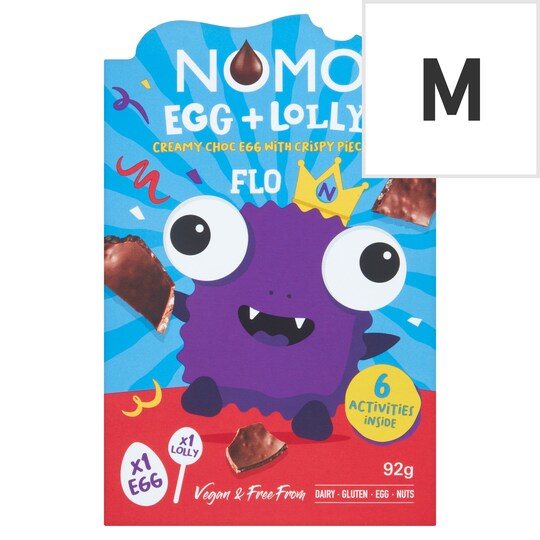 Nomo Monsters Crispy Chocolate Egg & Lolly 92G - Tesco Groceries