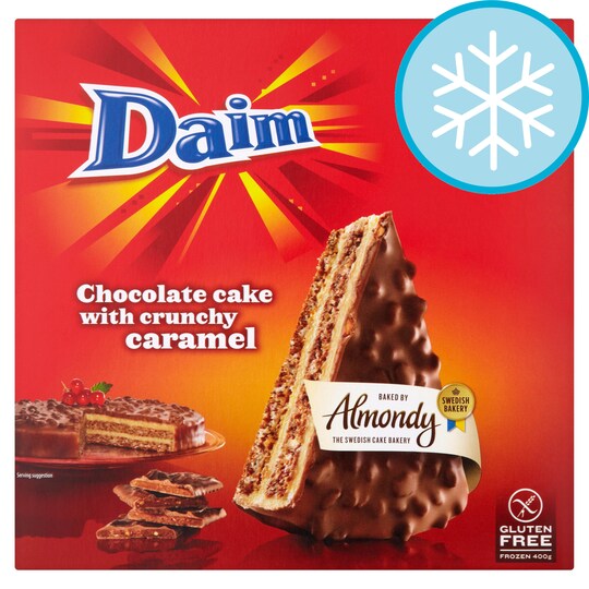 Almondy Daim Chocolate Cake 400G - Tesco Groceries
