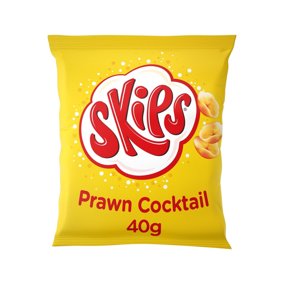Kp Skips Prawn Cocktail Snack 40G - Tesco Groceries