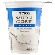 Tesco Natural Yoghurt 400 g - Tesco Groceries