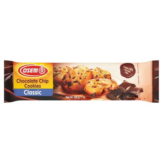 Osem Classic Chocolate Chip Cookie 200G - Tesco Groceries