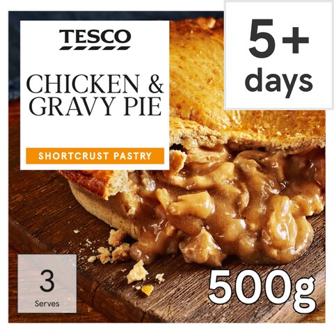 Tesco Chicken & Gravy Shortcrust Pastry Pie 500G - Tesco Groceries