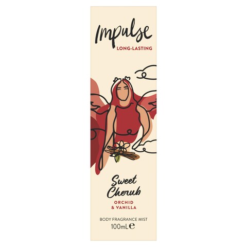 Impulse Sweet Cherub Body Fragrance Mist 100ml - Tesco Groceries