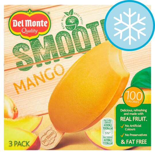 Del Monte Mango Iced Smoothie - Tesco Groceries