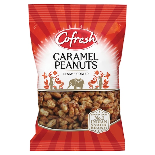 Cofresh Sesame Coated Caramel Peanuts 150G - Tesco Groceries