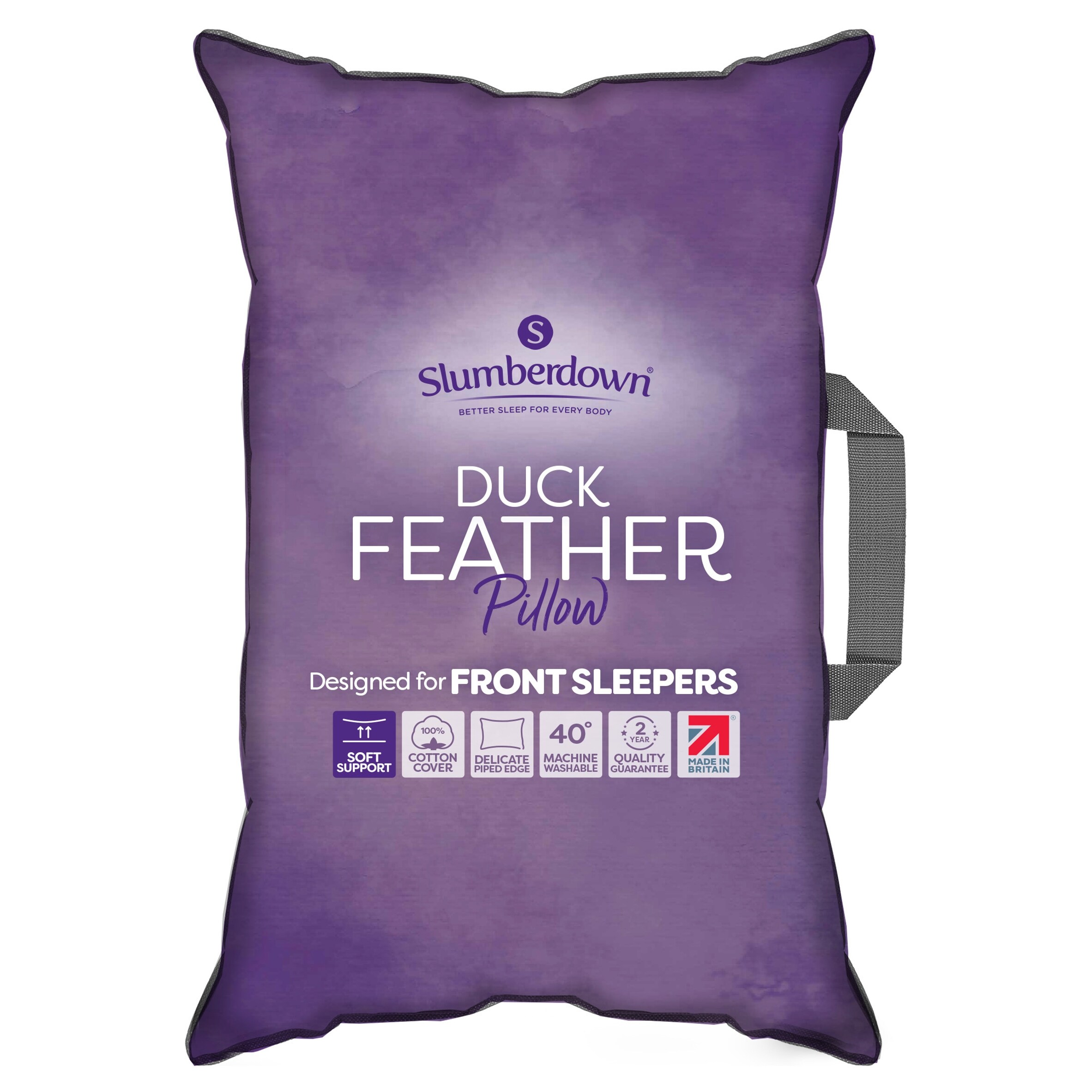Slumberdown Supreme Duck Feather Pillow - Tesco Groceries