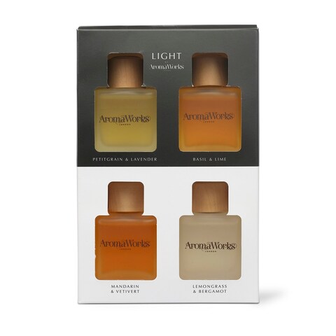 Aromaworks Light Reed Diffuser 4 X 100Ml Gift Set - Tesco Groceries