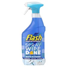 Flash Wipe Done Bathroom Spray White Blossom 800Ml - Tesco Groceries